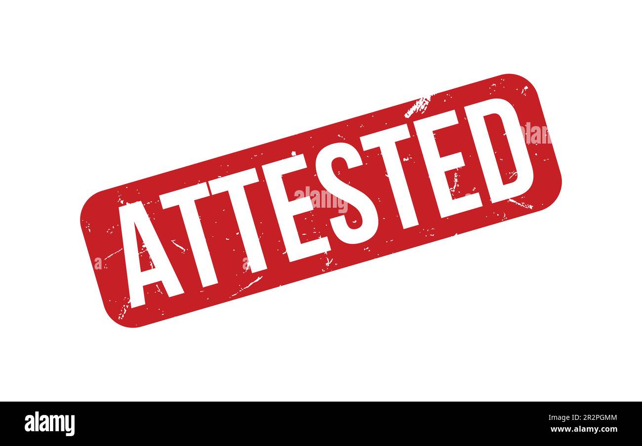 Attested word hi-res stock photography and images - Alamy