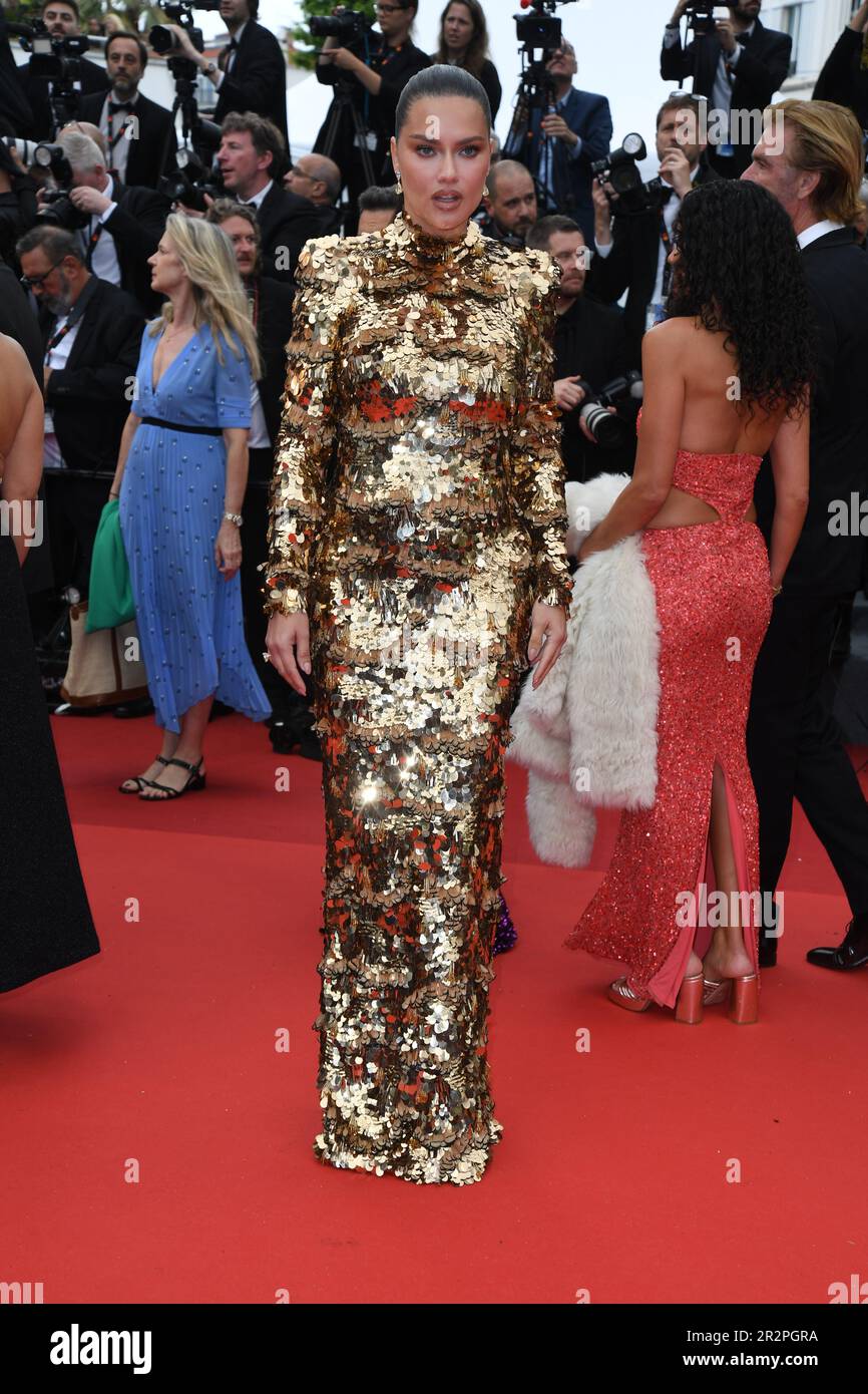 Cannes, France. 20th May, 2023. Adriana Lima attends the Cannes, France. 20th May, 2023. Adriana Lima attends the