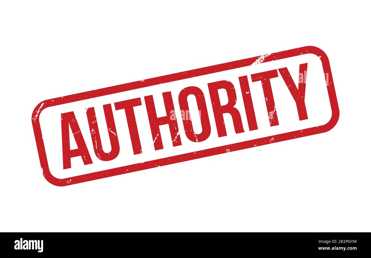 Authority Rubber Stamp Seal Vector Stock Vector Image & Art - Alamy