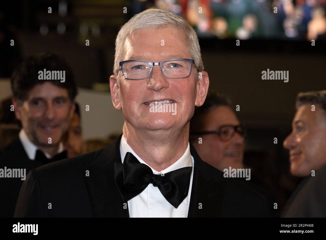 Cannes, France. 21st May, 2023. Tim Cook leaves the Killers of the ...
