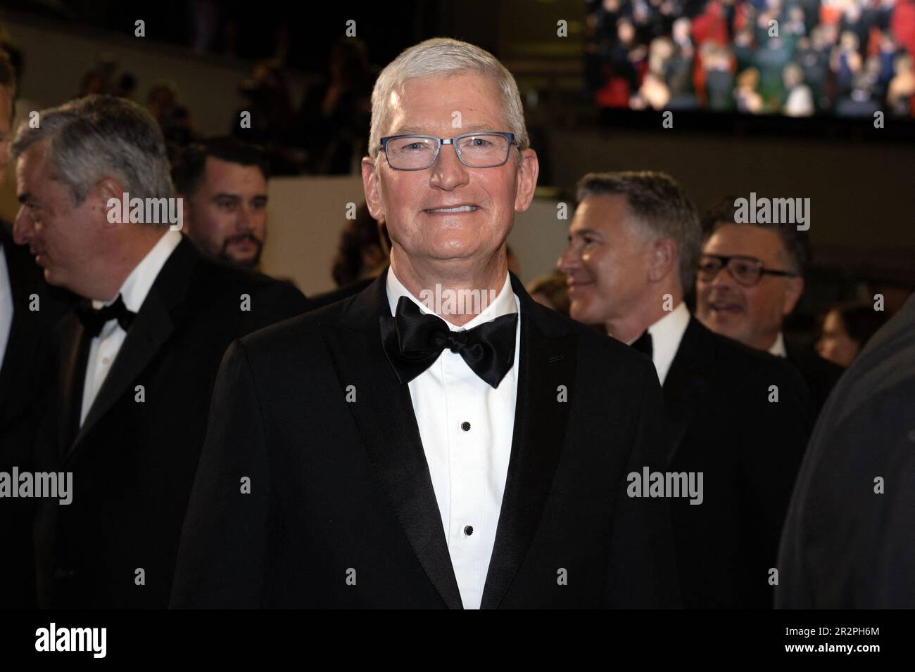 Cannes, France. 21st May, 2023. Tim Cook leaves the Killers of the ...