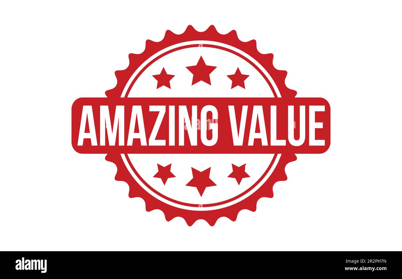 Amazing Value Rubber Stamp Seal Vector Stock Vector Image & Art - Alamy