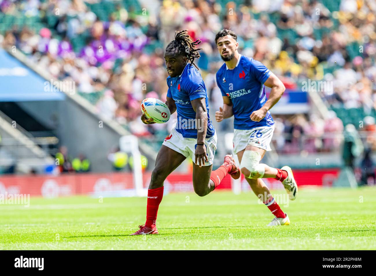 LONDON, UNITED KINGDOM. 20th, May 2023. William Iraguha of France (left ...