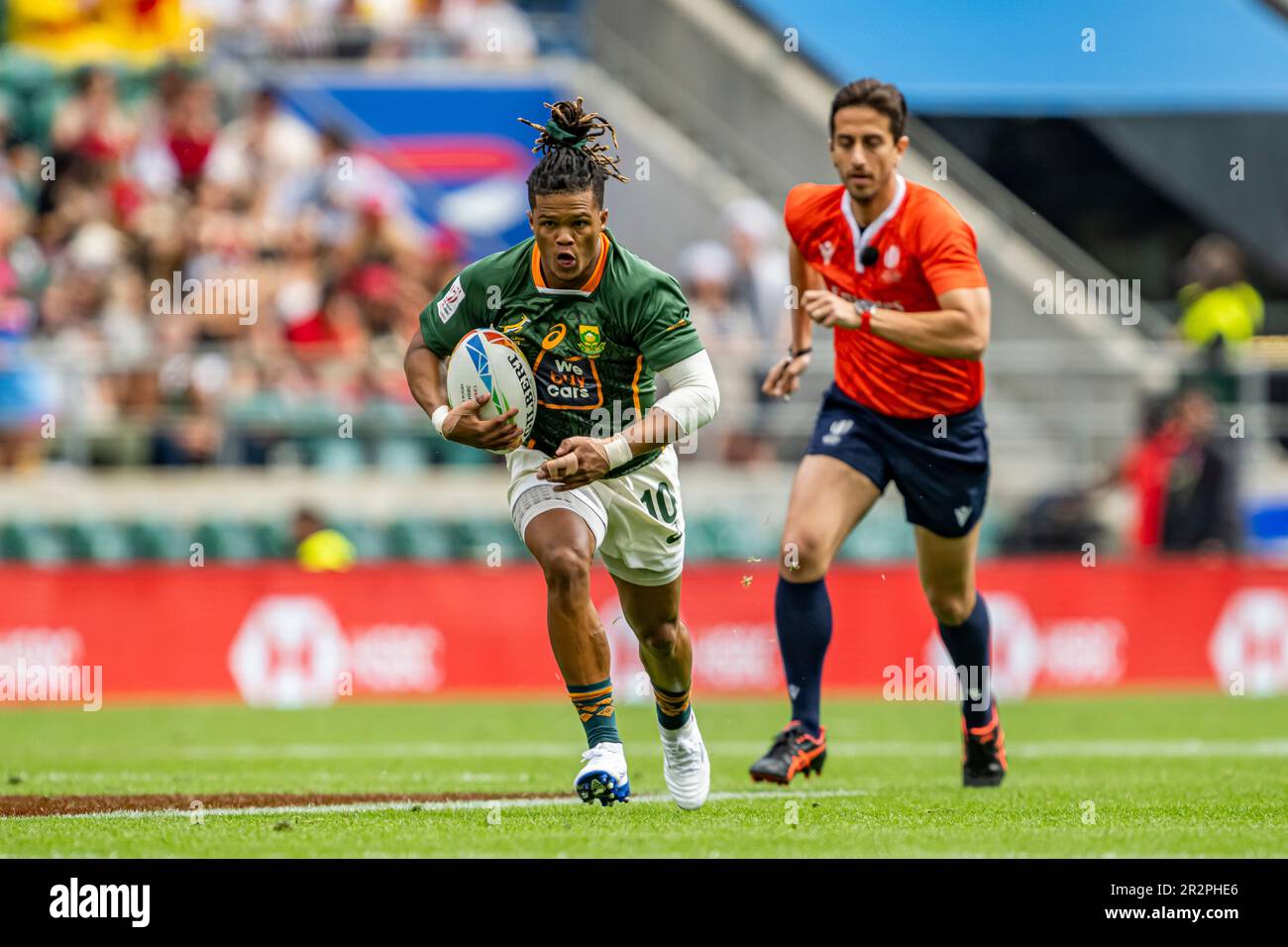 LONDON, UNITED KINGDOM. 20th, May 2023. Dewald Human of South Africa (l ...