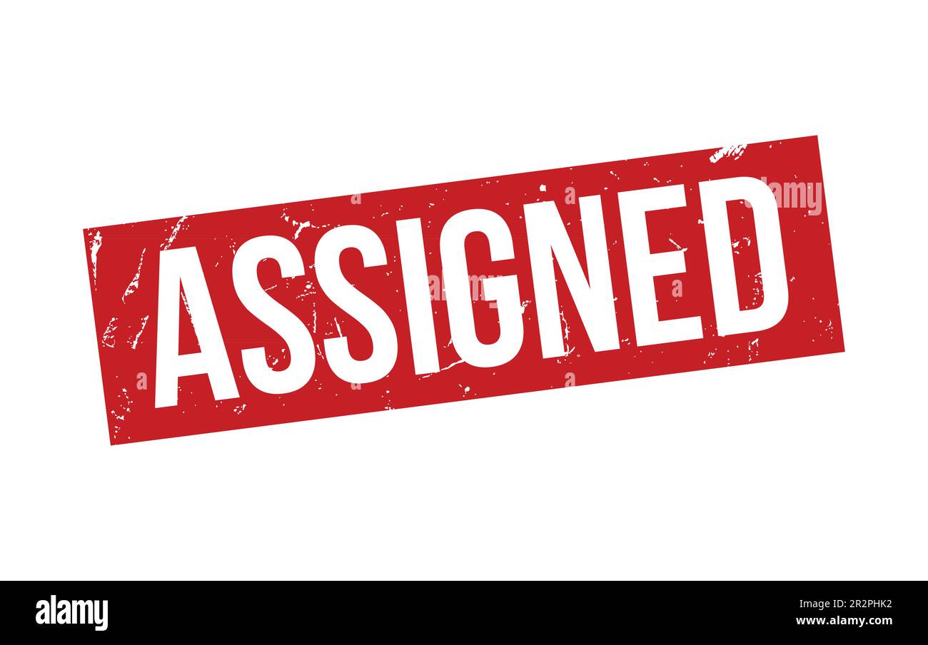 Assigned Rubber Stamp Seal Vector Stock Vector Image & Art - Alamy Assigned Rubber Stamp Seal Vector Stock Vector Image & Art - Alamy