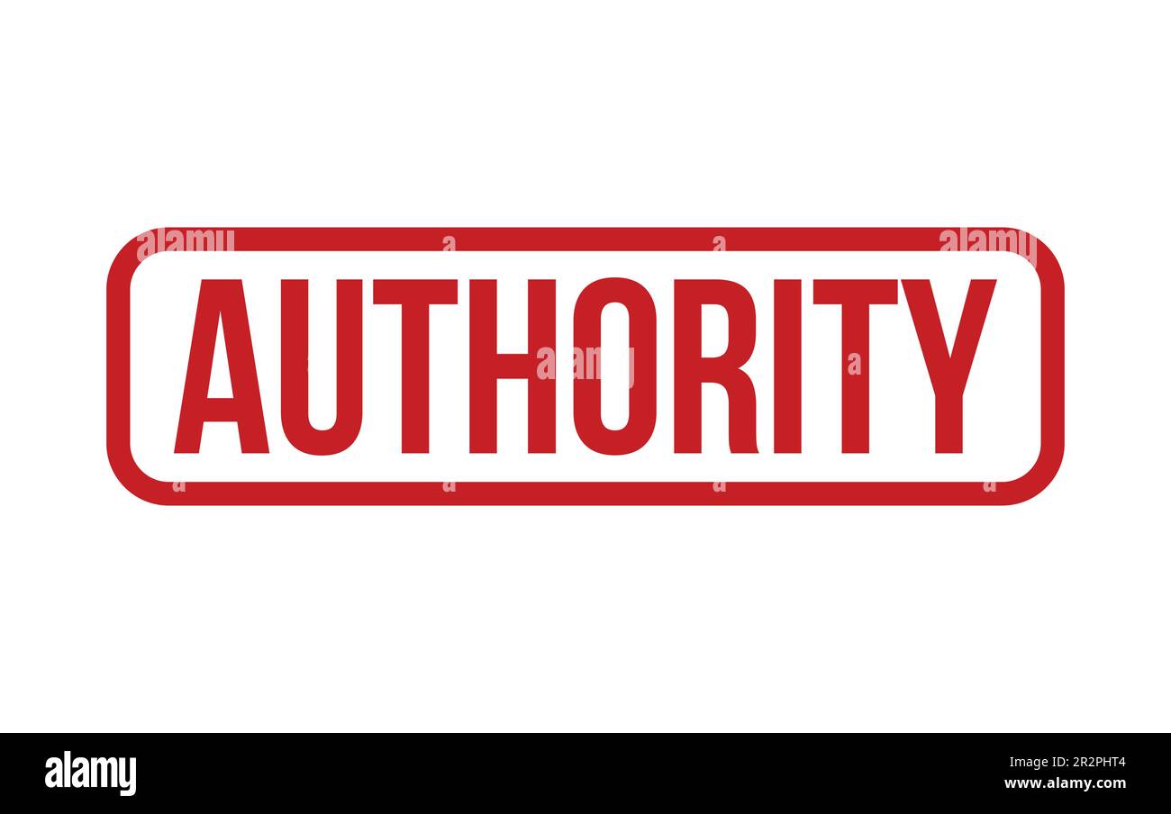 Authority Rubber Stamp Seal Vector Stock Vector Image & Art - Alamy