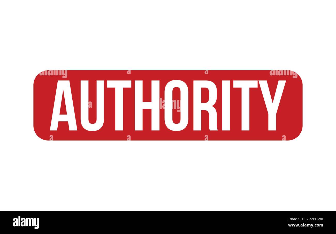 Authority Rubber Stamp Seal Vector Stock Vector Image & Art - Alamy