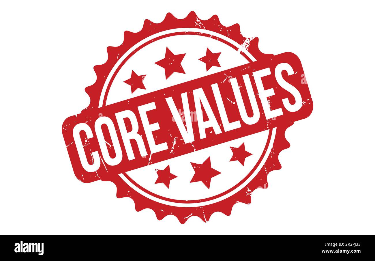 Core Values Rubber Stamp Seal Vector Stock Vector Image & Art - Alamy