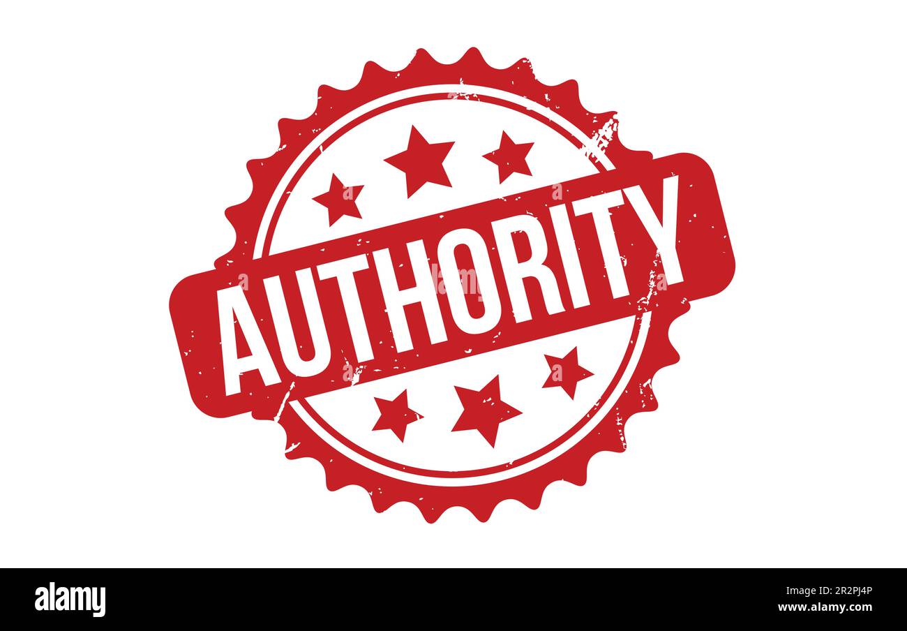 Authority Rubber Stamp Seal Vector Stock Vector Image & Art - Alamy