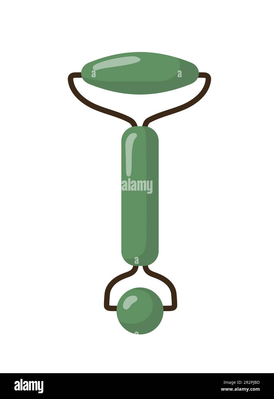 Face massager stone Stock Vector Images - Alamy