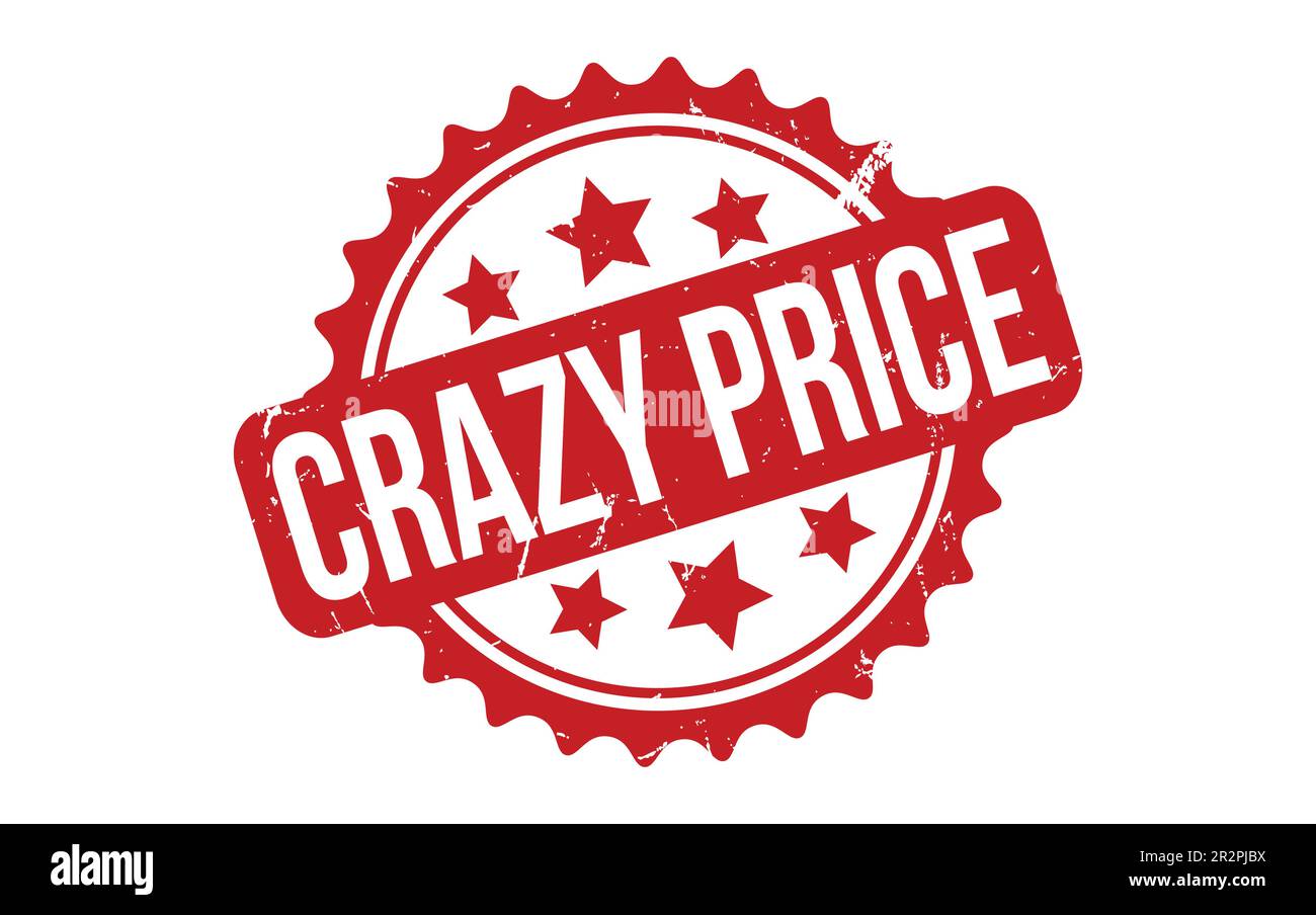Crazy Price Rubber Stamp Seal Vector Stock Vector Image & Art - Alamy