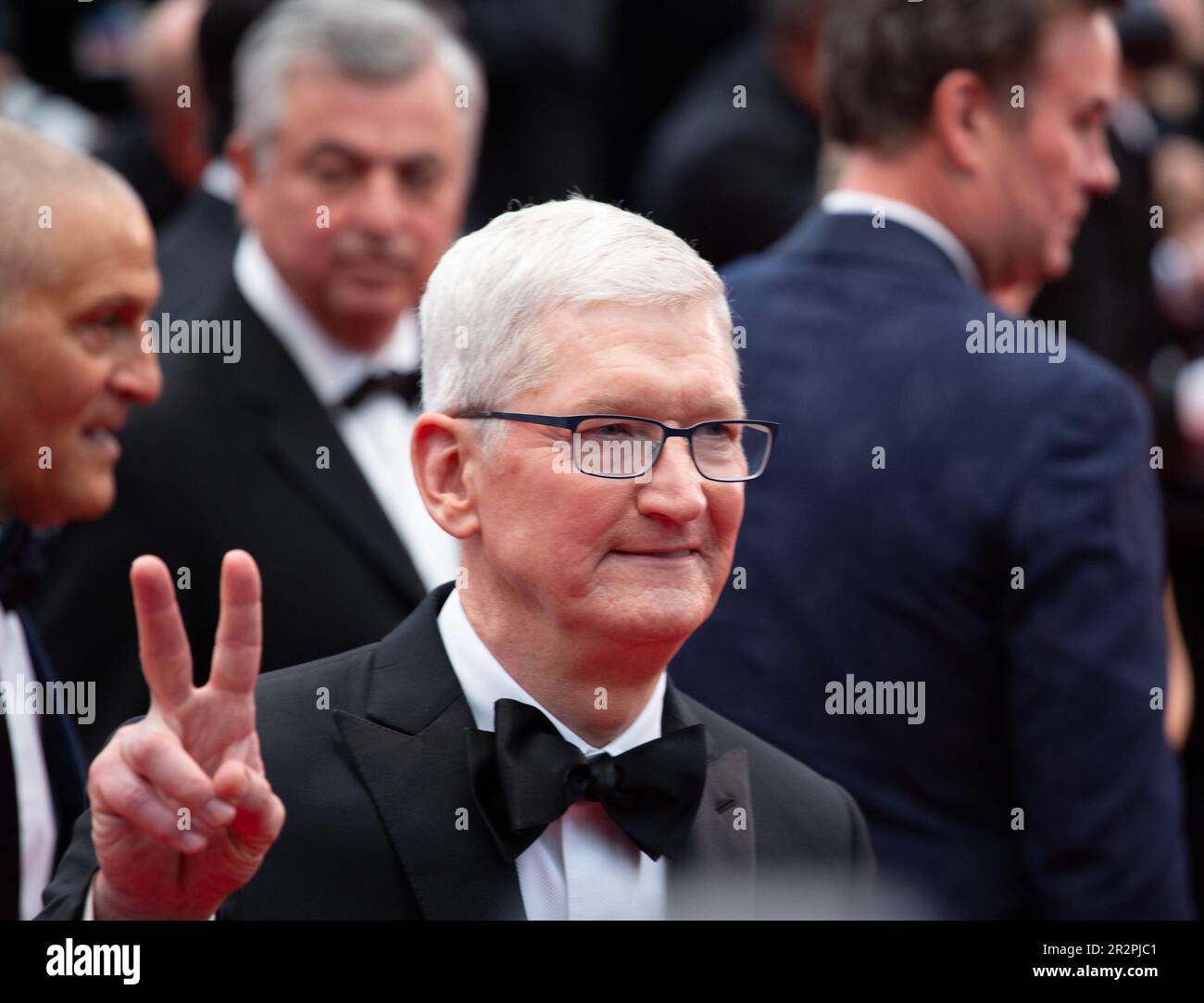 Cannes, France, 20th May, 2023. Tim Cook arriving on the red carpet for ...