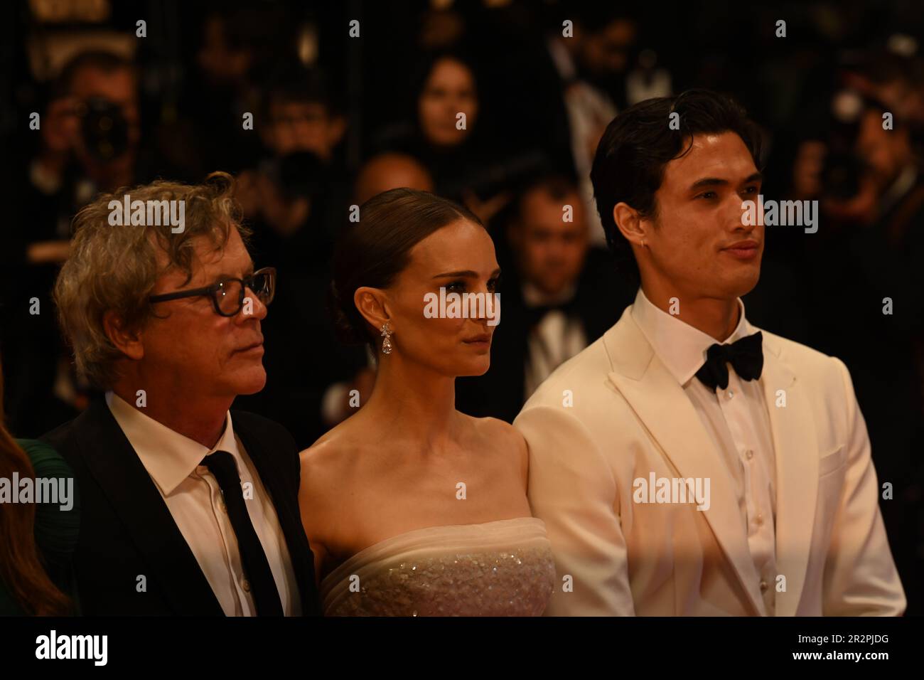 Cannes, France. 20th May, 2023. Julianne Moore, Todd Haynes, Natalie Portman and Charles Melton ...