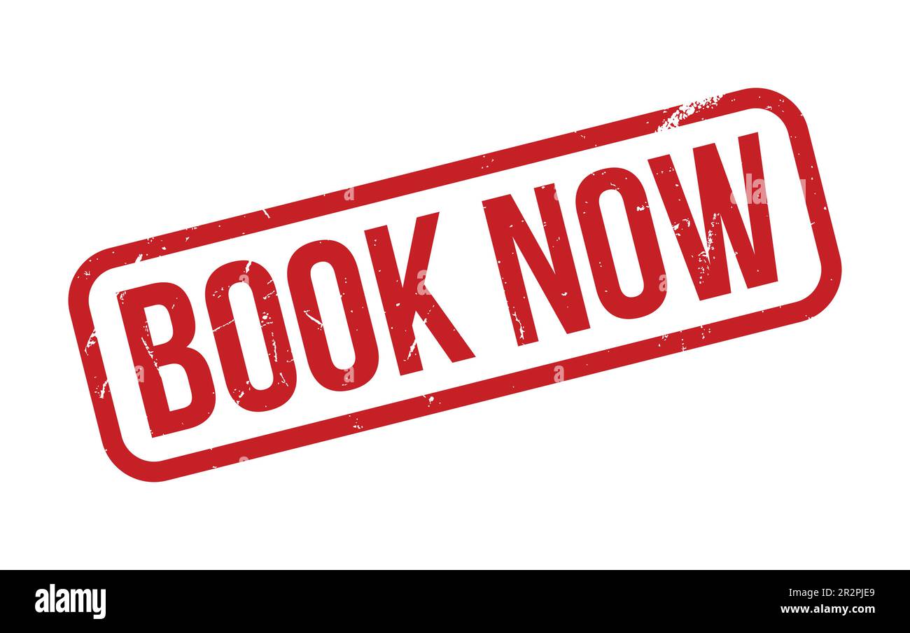 Book now stamp hi-res stock photography and images - Alamy