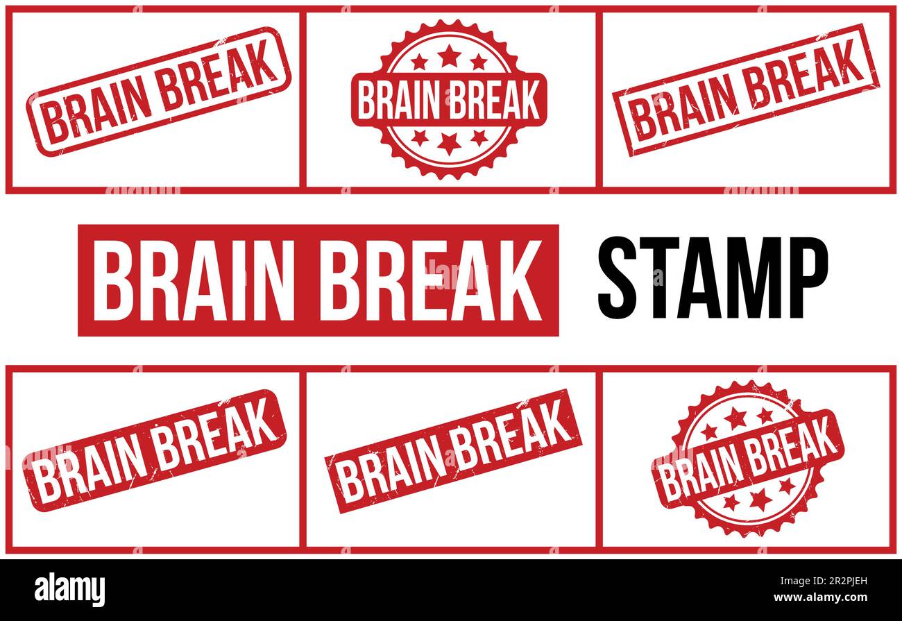 Brain break word hi-res stock photography and images - Alamy