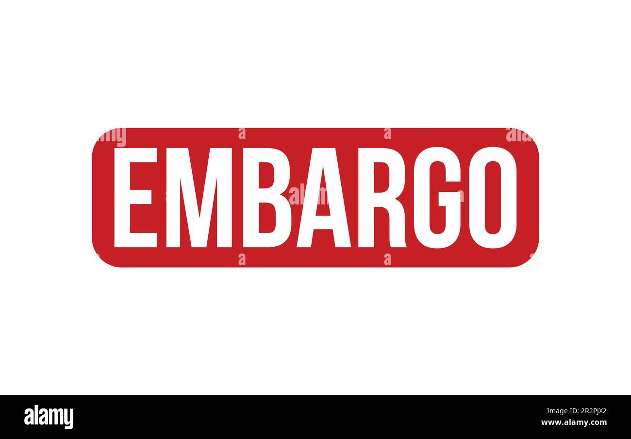 Embargo rubber stamp Stock Vector Images - Alamy