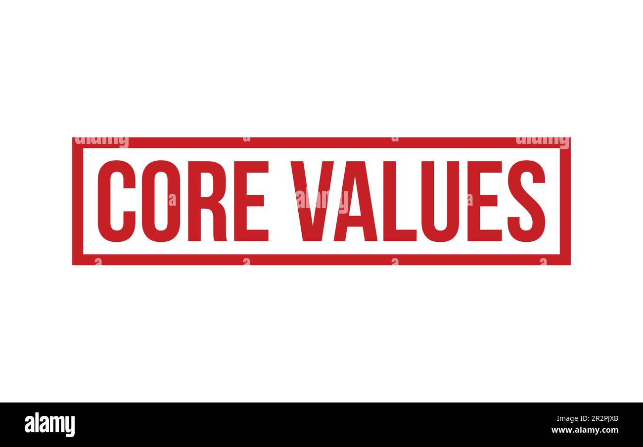 Core Values Rubber Stamp Seal Vector Stock Vector Image & Art - Alamy