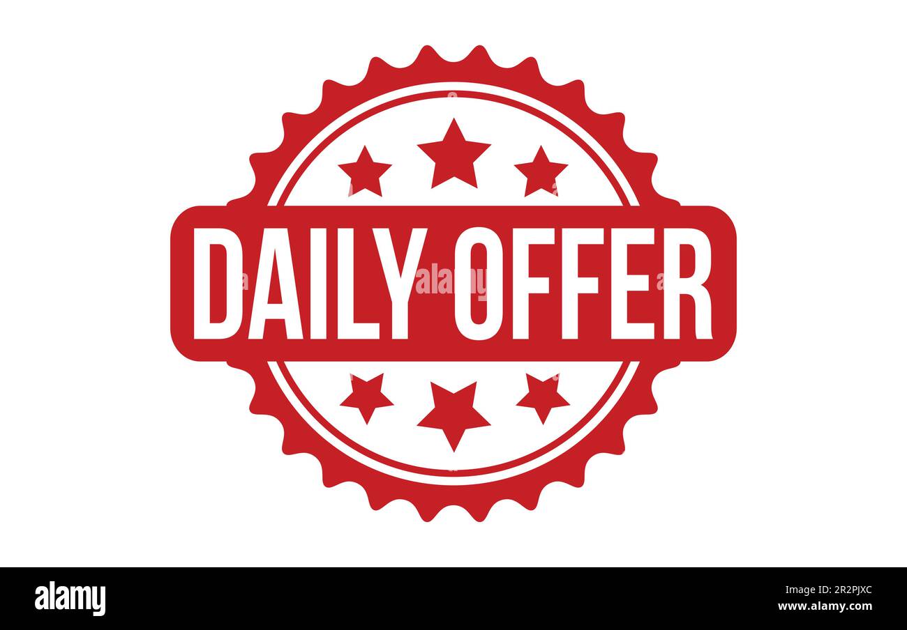 Daily Offer Rubber Stamp Seal Vector Stock Vector Image & Art - Alamy