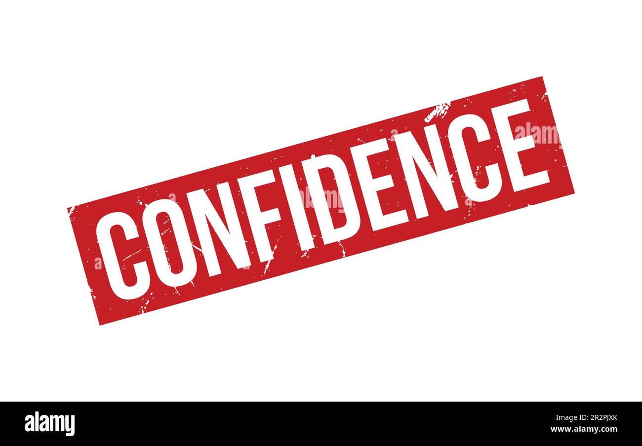 Confidence Rubber Stamp Seal Vector Stock Vector Image & Art - Alamy