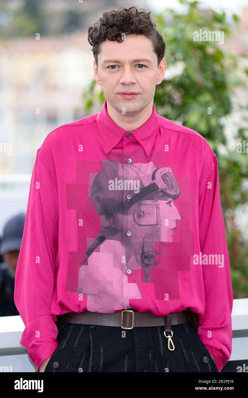 Christian Friedel poses at the 'The Zone of Interest' photocall during ...