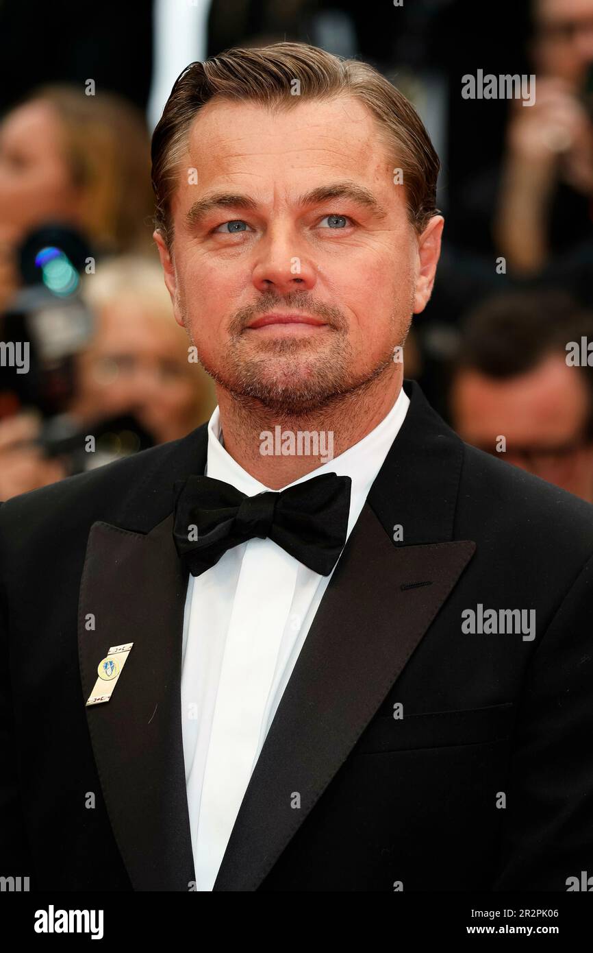 Leonardo DiCaprio attends the 'Killers of the Flower Moon' premiere ...