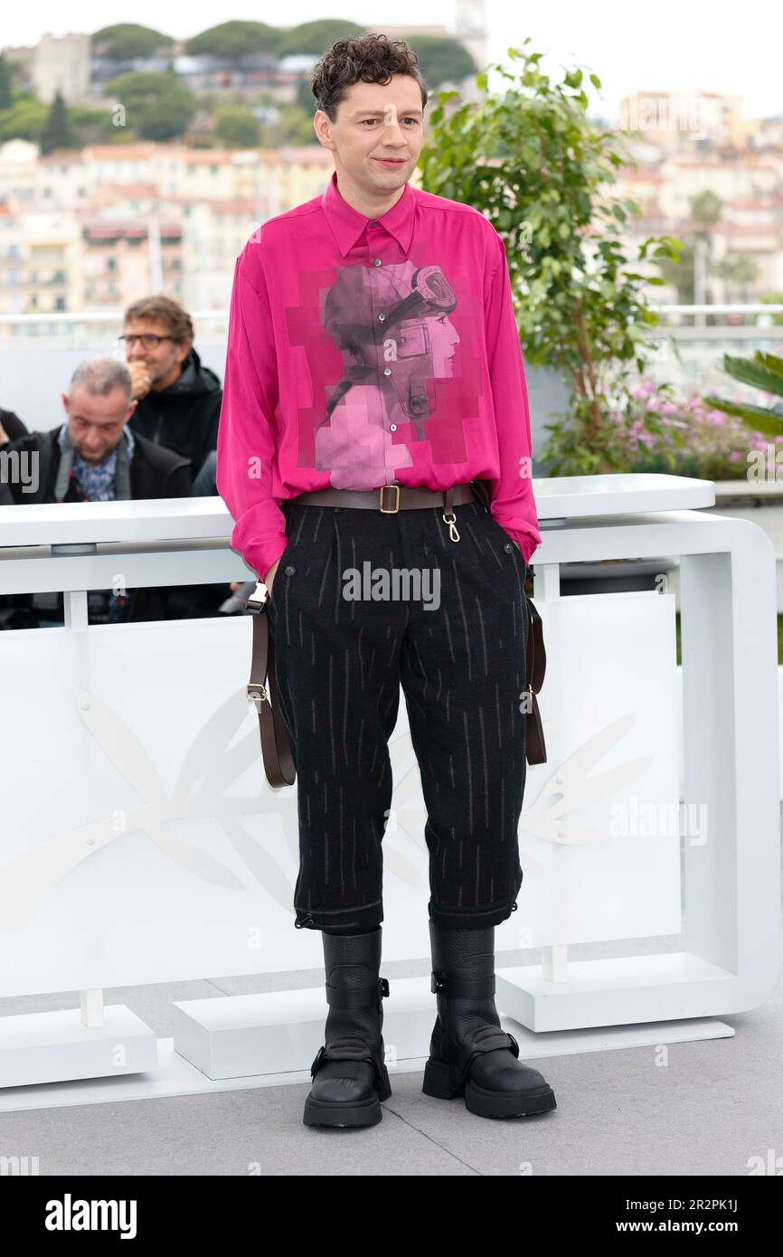 Christian Friedel poses at the 'The Zone of Interest' photocall during ...