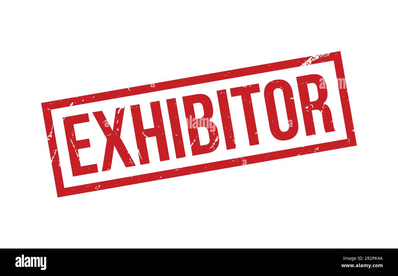 Exhibitor Rubber Stamp Seal Vector Stock Vector Image & Art - Alamy