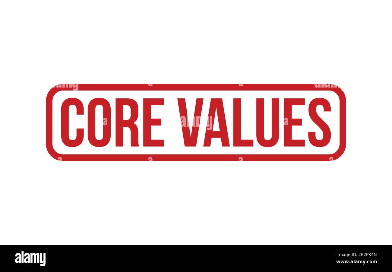 Core Values Rubber Stamp Seal Vector Stock Vector Image & Art - Alamy