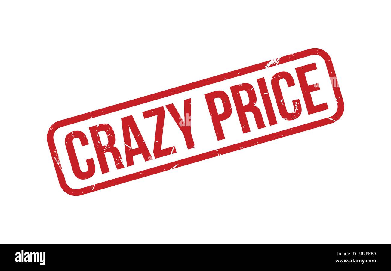 Crazy Price Rubber Stamp Seal Vector Stock Vector Image & Art - Alamy