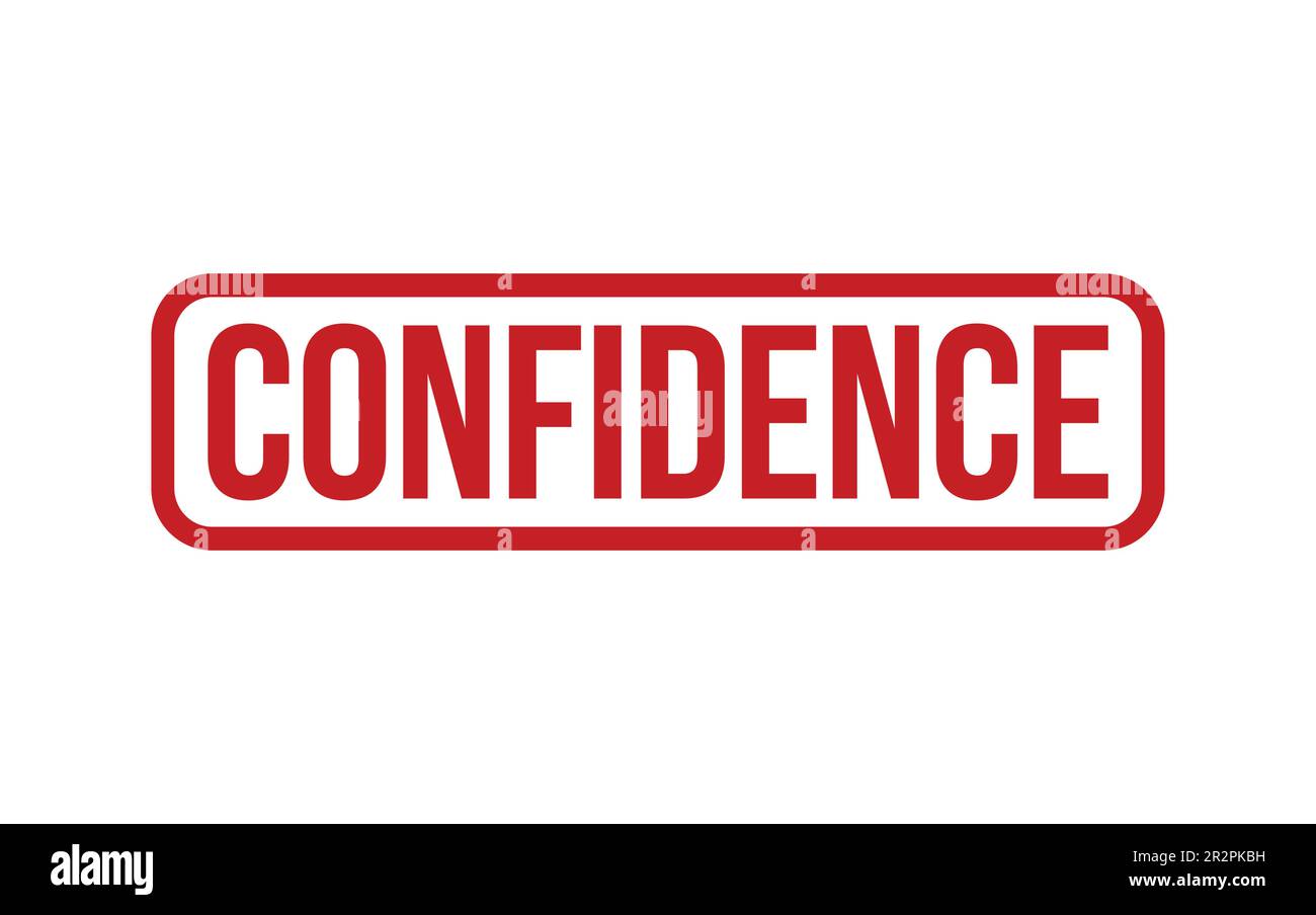 Confidence Rubber Stamp Seal Vector Stock Vector Image & Art - Alamy