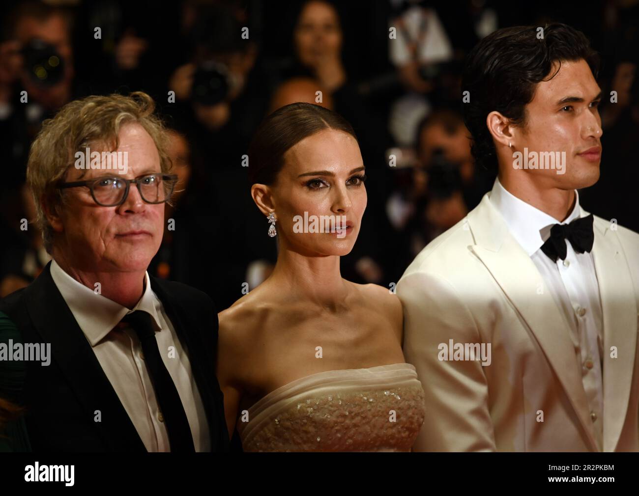 Cannes, France. 20th May, 2023. Julianne Moore, Todd Haynes, Natalie Portman and Charles Melton ...