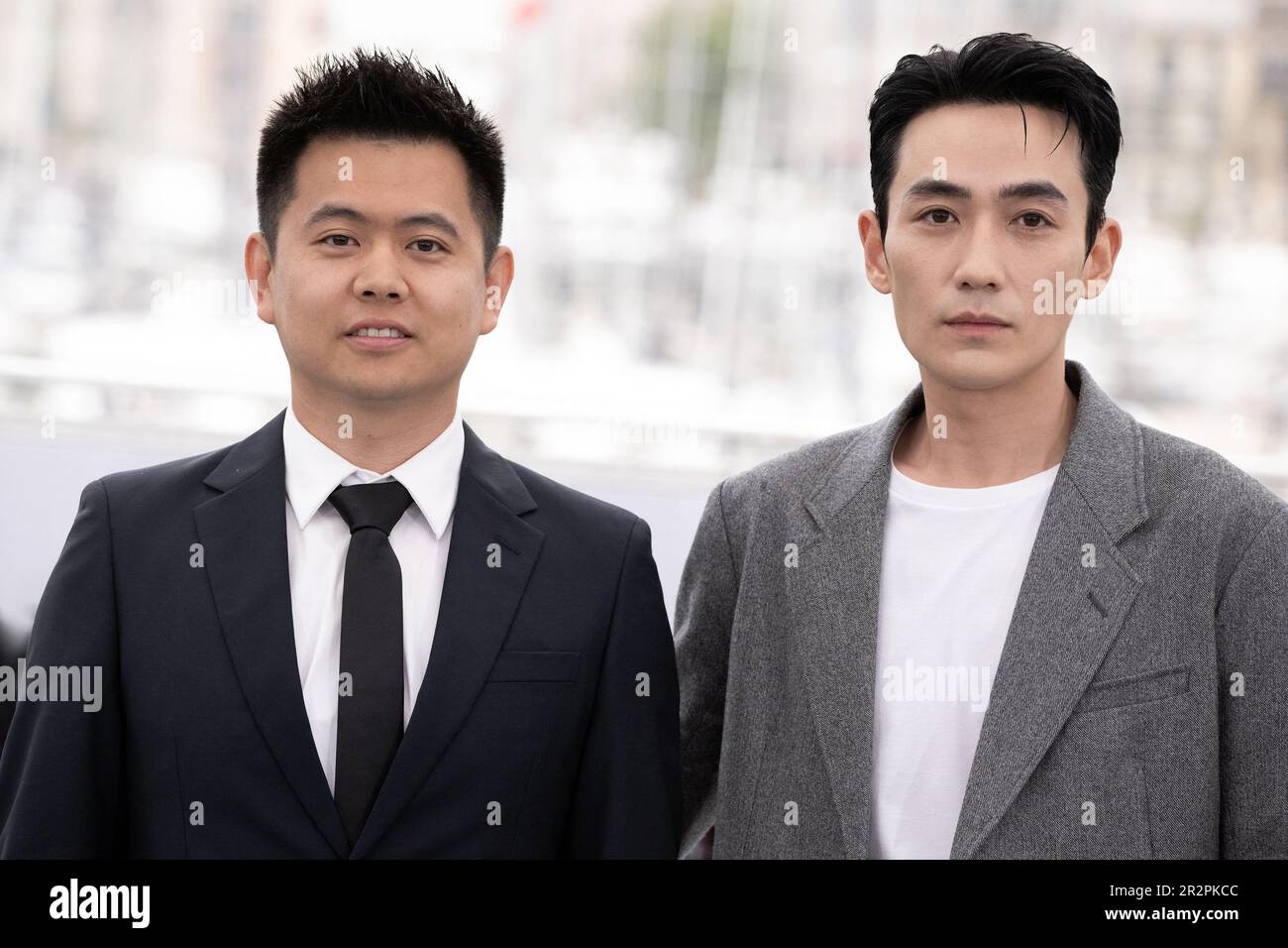 Cannes, France. 21st May, 2023. Wei Shujun and Zhu Yilong attend the He ...