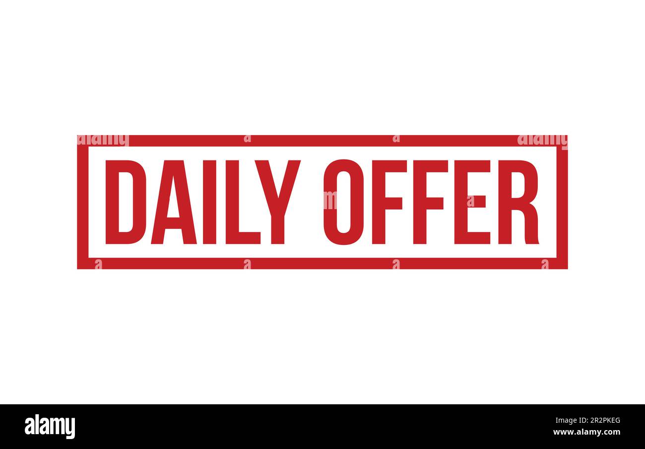 Daily offer stamp Stock Vector Images - Alamy