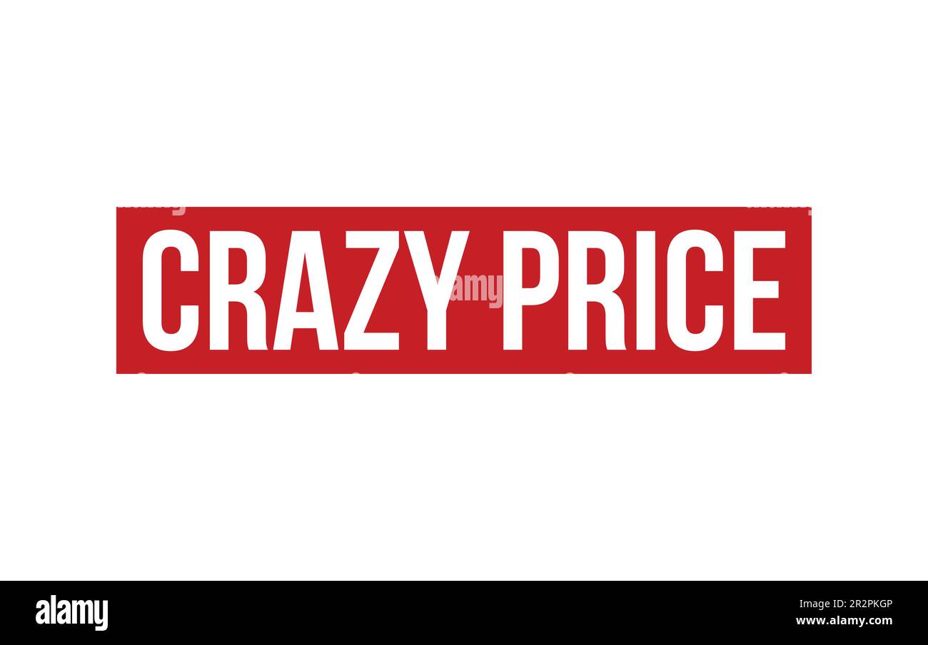 Crazy Price Rubber Stamp Seal Vector Stock Vector Image & Art - Alamy