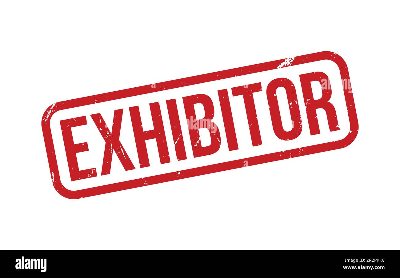 Exhibitor Rubber Stamp Seal Vector Stock Vector Image & Art - Alamy