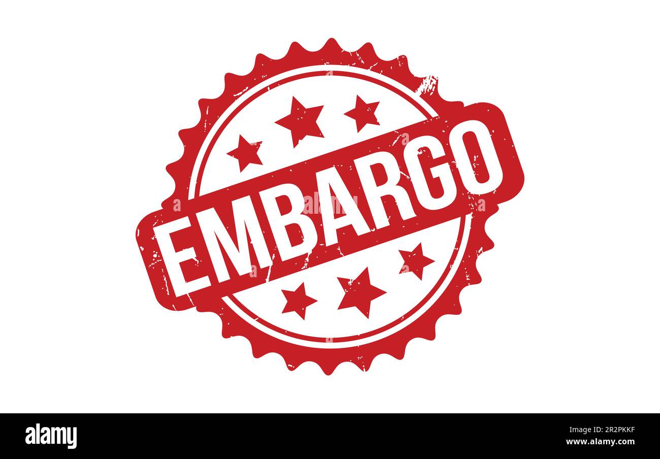 Embargo Rubber Stamp Seal Vector Stock Vector Image & Art - Alamy