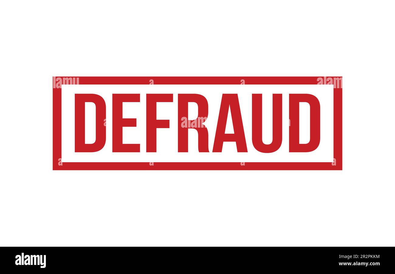 Defraud Rubber Stamp Seal Vector Stock Vector Image & Art - Alamy