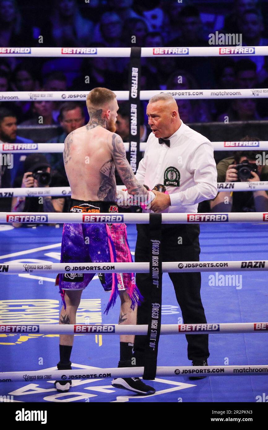 Jose felix defeats Gary Cully via TKO during Matchroom Boxing: Katie ...