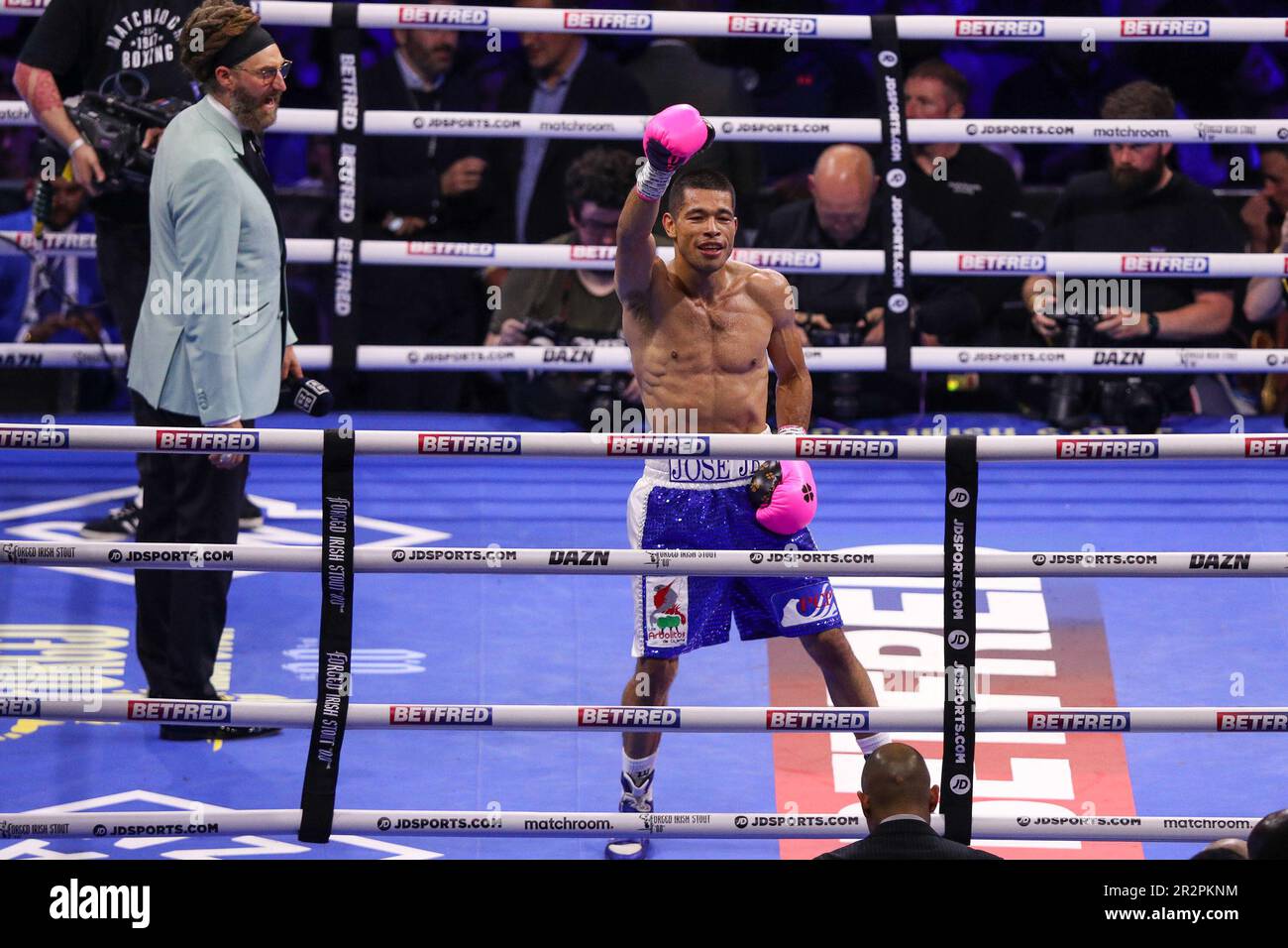 Jose felix defeats Gary Cully via TKO during Matchroom Boxing: Katie ...