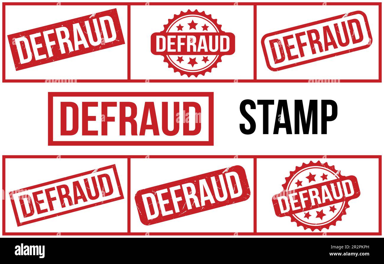 Defraud stamp hi-res stock photography and images - Alamy