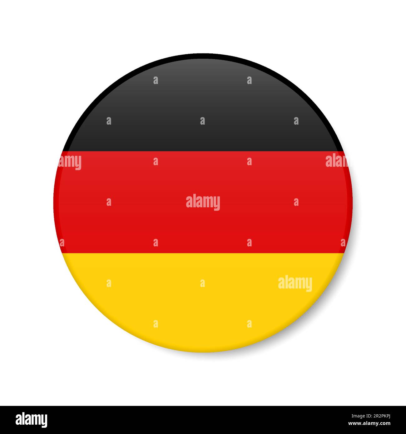 German flag circle Stock Vector Images - Alamy