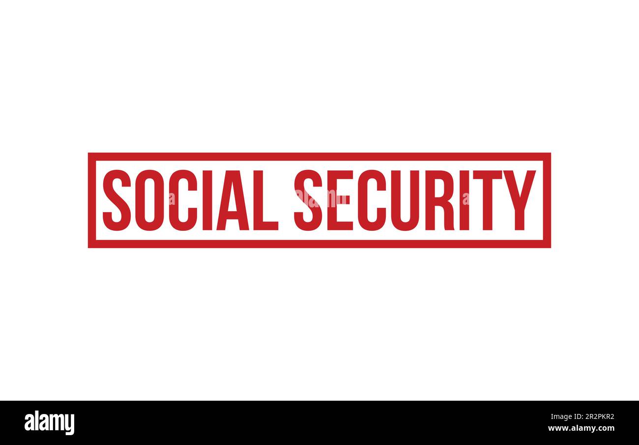 Social Security Rubber Stamp Seal Vector Stock Vector Image & Art - Alamy