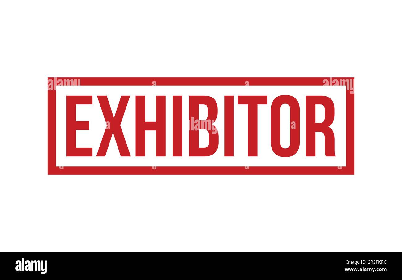 Exhibitor Rubber Stamp Seal Vector Stock Vector Image & Art - Alamy