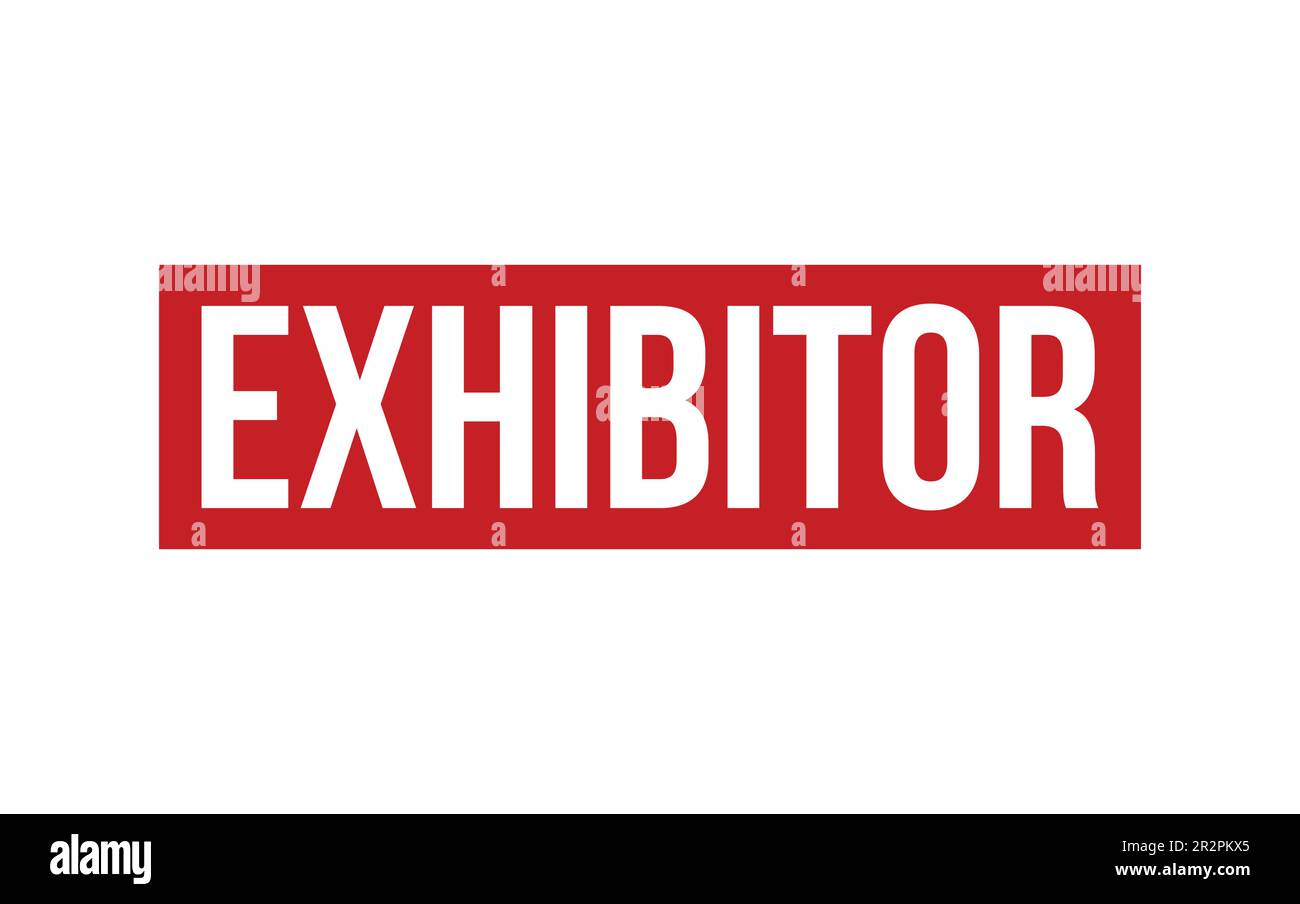 Exhibitor Rubber Stamp Seal Vector Stock Vector Image & Art - Alamy