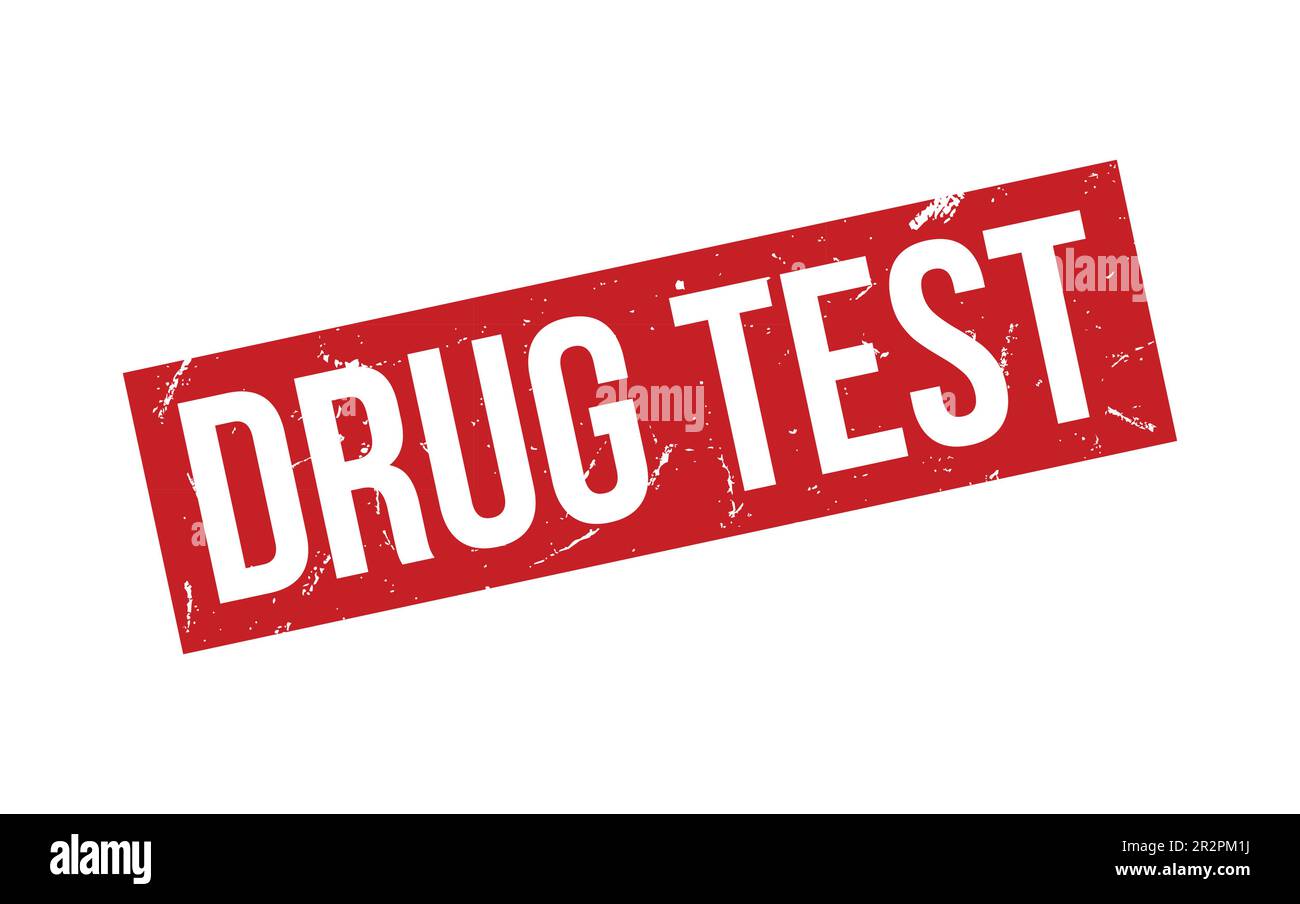 Drug Test Rubber Stamp Seal Vector Stock Vector Image & Art - Alamy