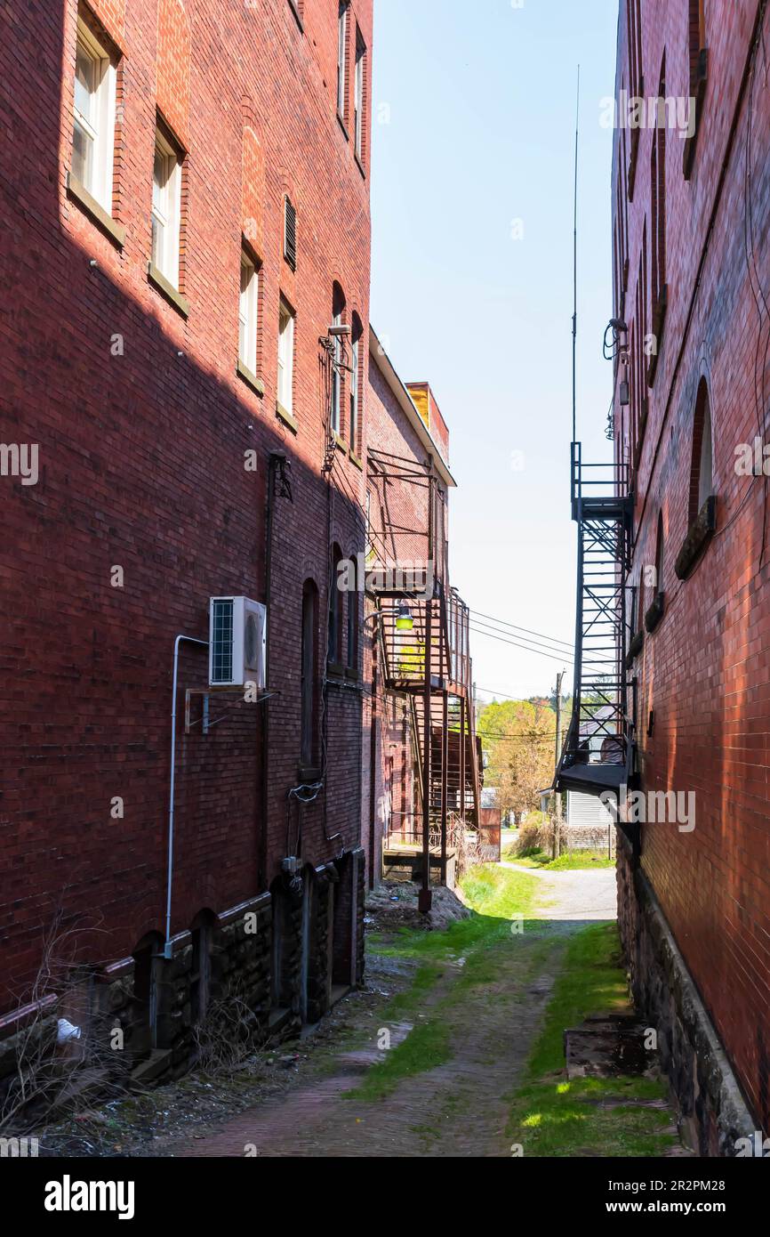 Walkway between two buildings in hi-res stock photography and images ...