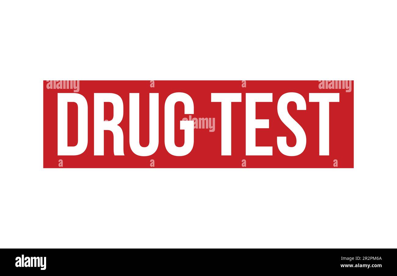 Drug Test Rubber Stamp Seal Vector Stock Vector Image & Art - Alamy