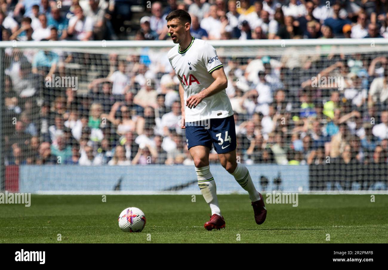 London, UK. 20th May, 2023. Clement Lenglet of Tottenham Hotspur in ...