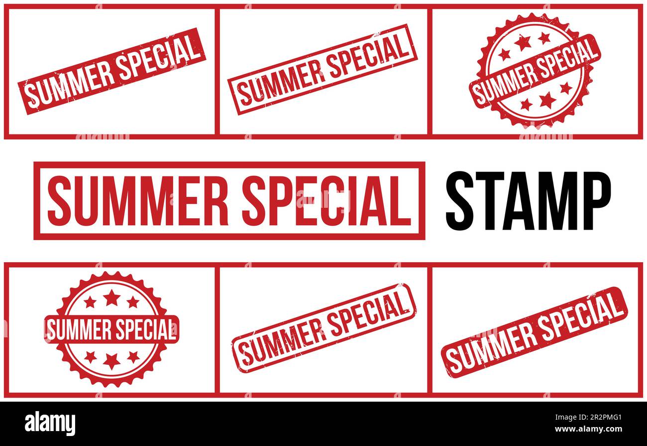 Summer special stamp hi-res stock photography and images - Alamy