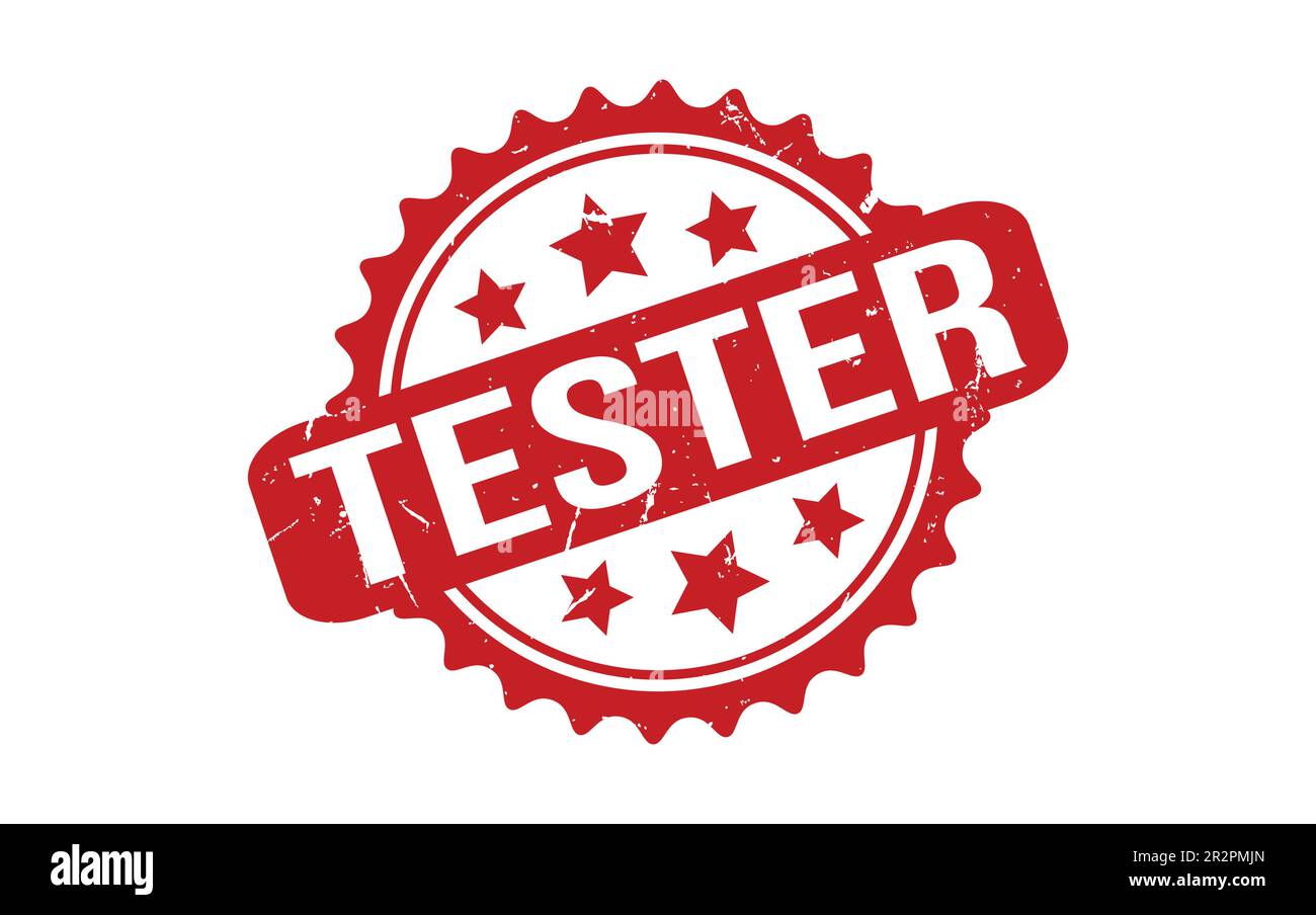 Tester Rubber Stamp Seal Vector Stock Vector Image & Art - Alamy